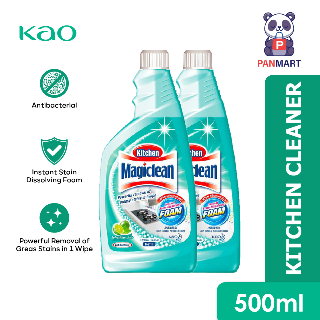 Kao Magiclean Kitchen Refill Lime - 500ml | Shopee Singapore