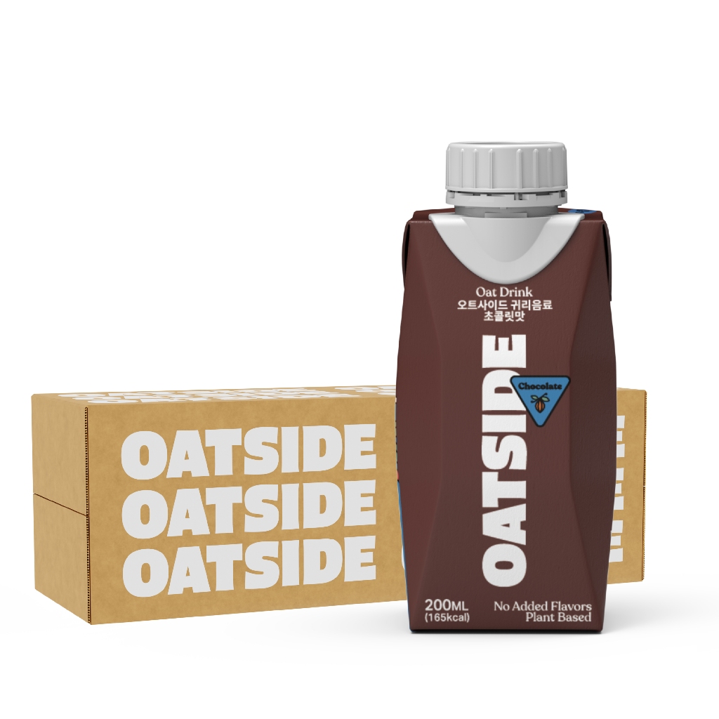 [1 Carton] Oatside Chocolate Oat Milk (24x200ml) | Shopee Singapore