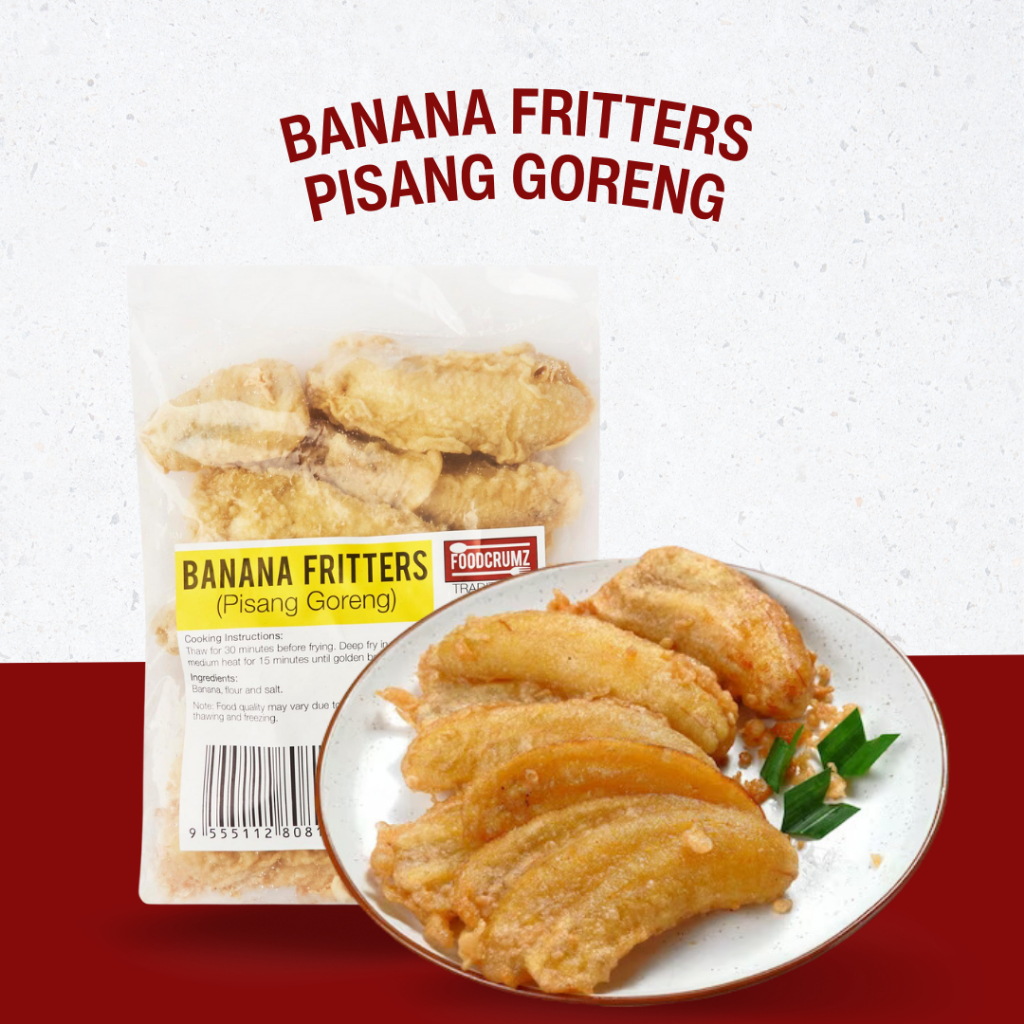 Banana Fritters Frozen Convenience Food Goreng Pisang Meal Prep ...
