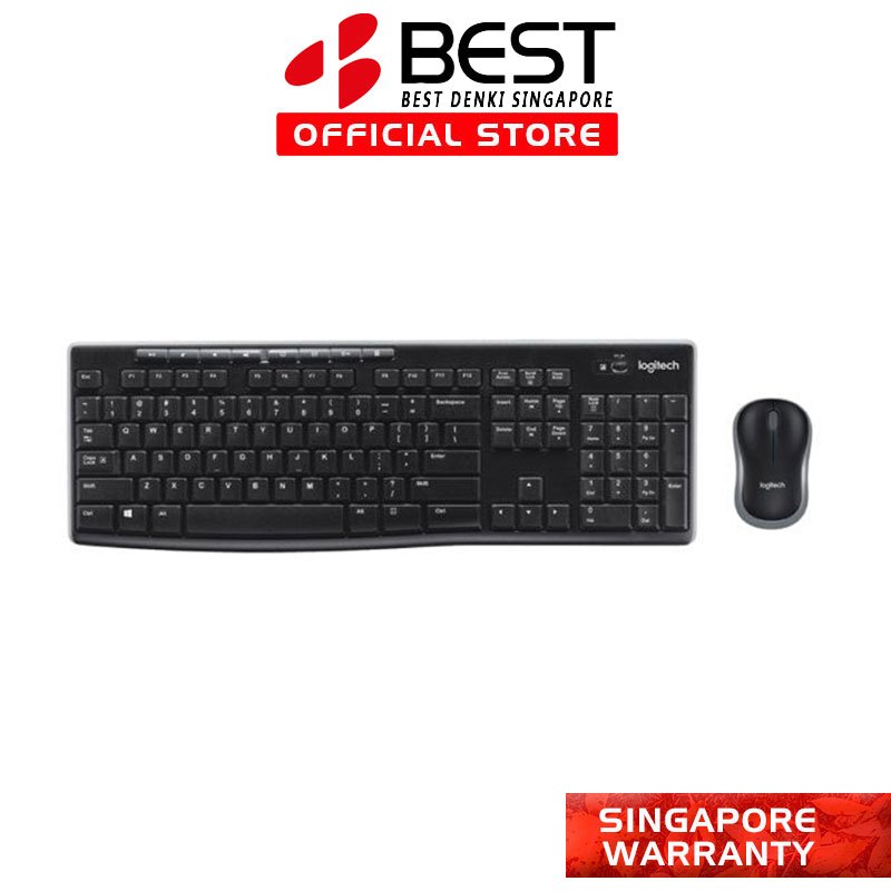 LOGITECH KEYBOARD 920-006314 (MK270 WLESS COMBO) | Shopee Singapore