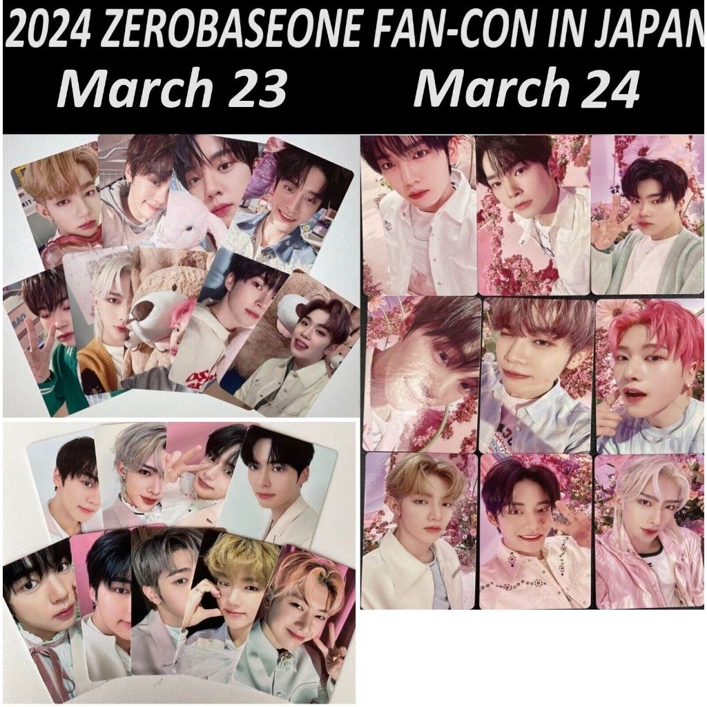 ZB1 2024 ZEROBASEONE FAN-CON IN JAPAN YOKOHAMA K ARENA YURAYURA OFFICIAL PHOTO CARD / SUNG HAN ...