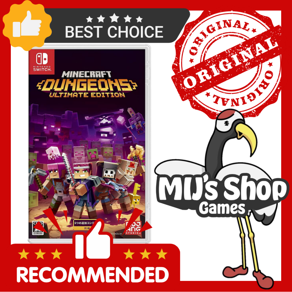 Minecraft Dungeons Ultimate Edition -Switch[ Playable in English ...