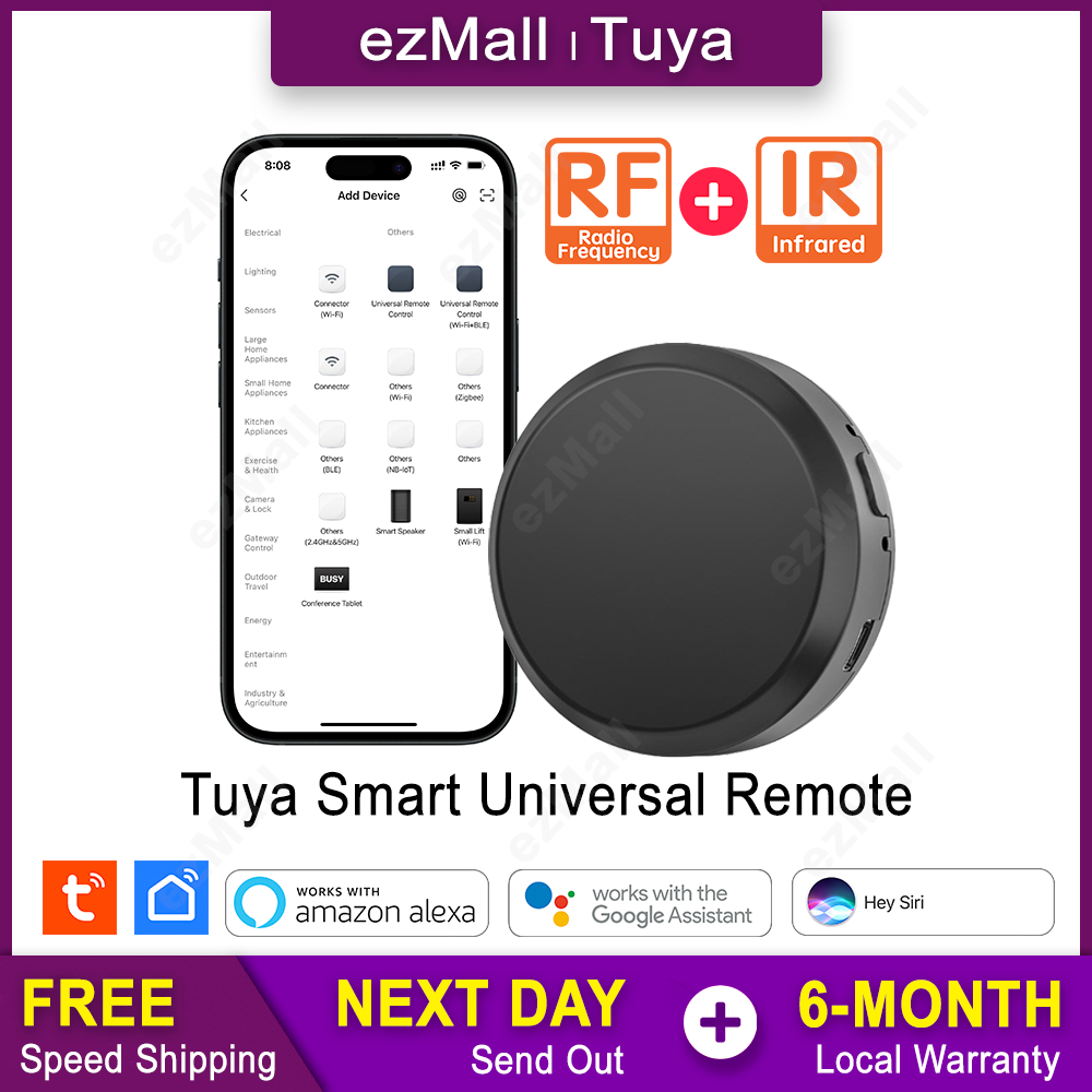Tuya Smart Rf Ir Remote Control Wifi Infrared Radio Frenquency Blaster