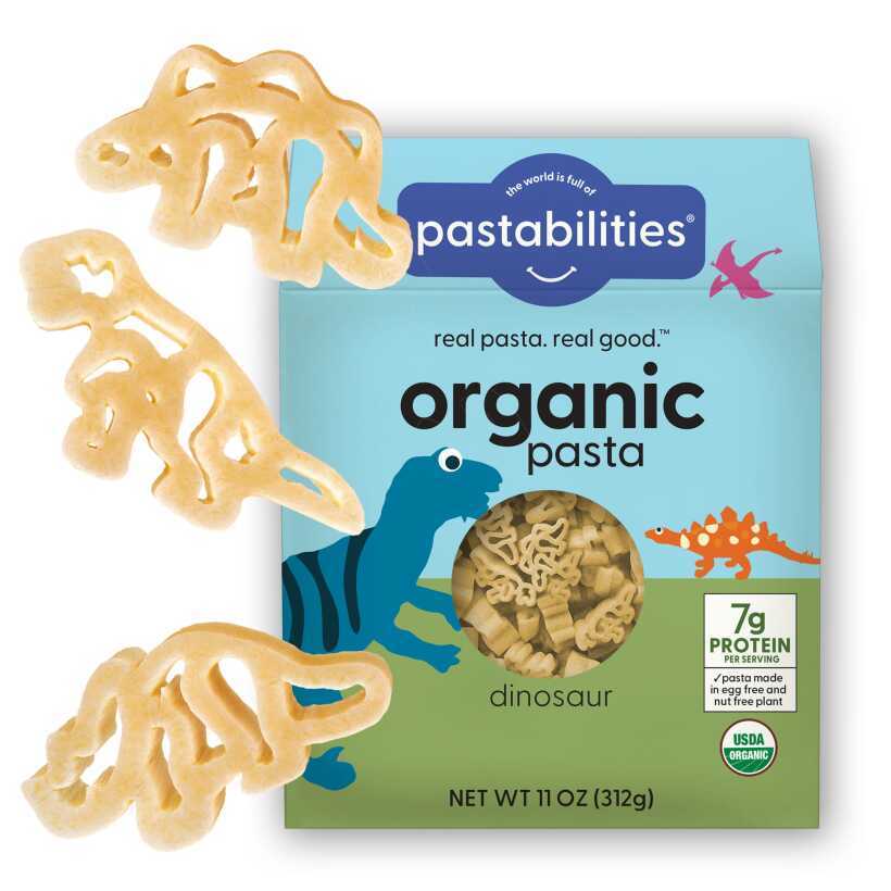 Pastabilities Organic Pasta - Dinosaur Shaped, 340 g. | Shopee Singapore