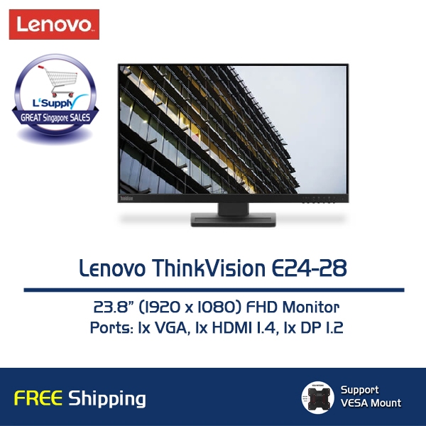 Lenovo ThinkVision E22-28 (21.5" FHD Monitor) | Shopee Singapore