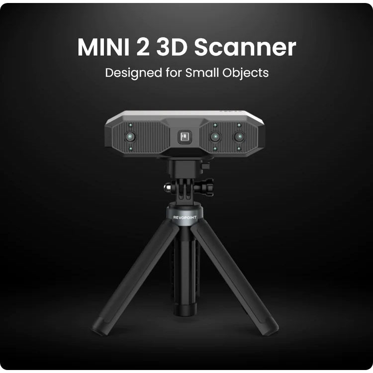Revopoint MINI 2 - 3D Scanner Up to 0.02mm Precision, Industrial Blue ...