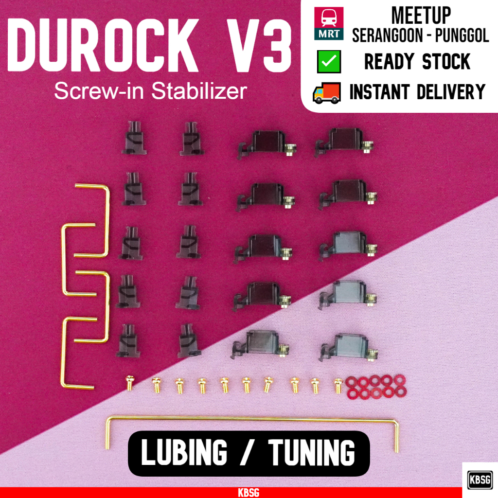Durock V3 screw in Stabilizer for mechanical keyboard (Ready stock ...