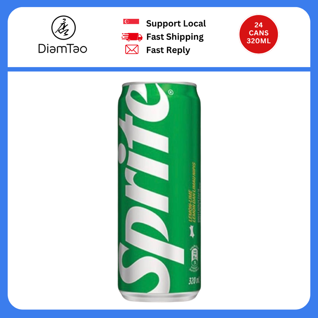 Sprite Carbonated Drinks 320ml x 24s Cans | Shopee Singapore