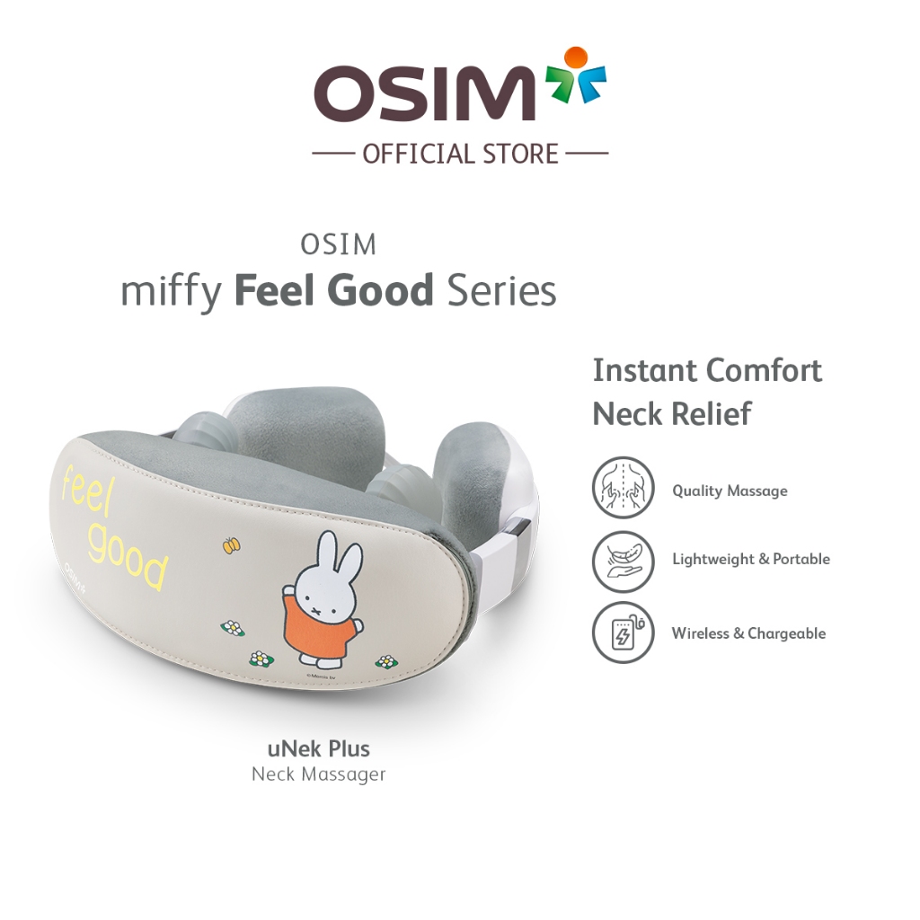 [PRE-ORDER] OSIM uNek Plus (miffy Feel Good Series) Neck Massager | Shopee Singapore