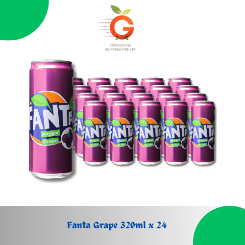 [GreenshineSg] Fanta Grape | Orange | Strawberry 320 ml | Shopee Singapore