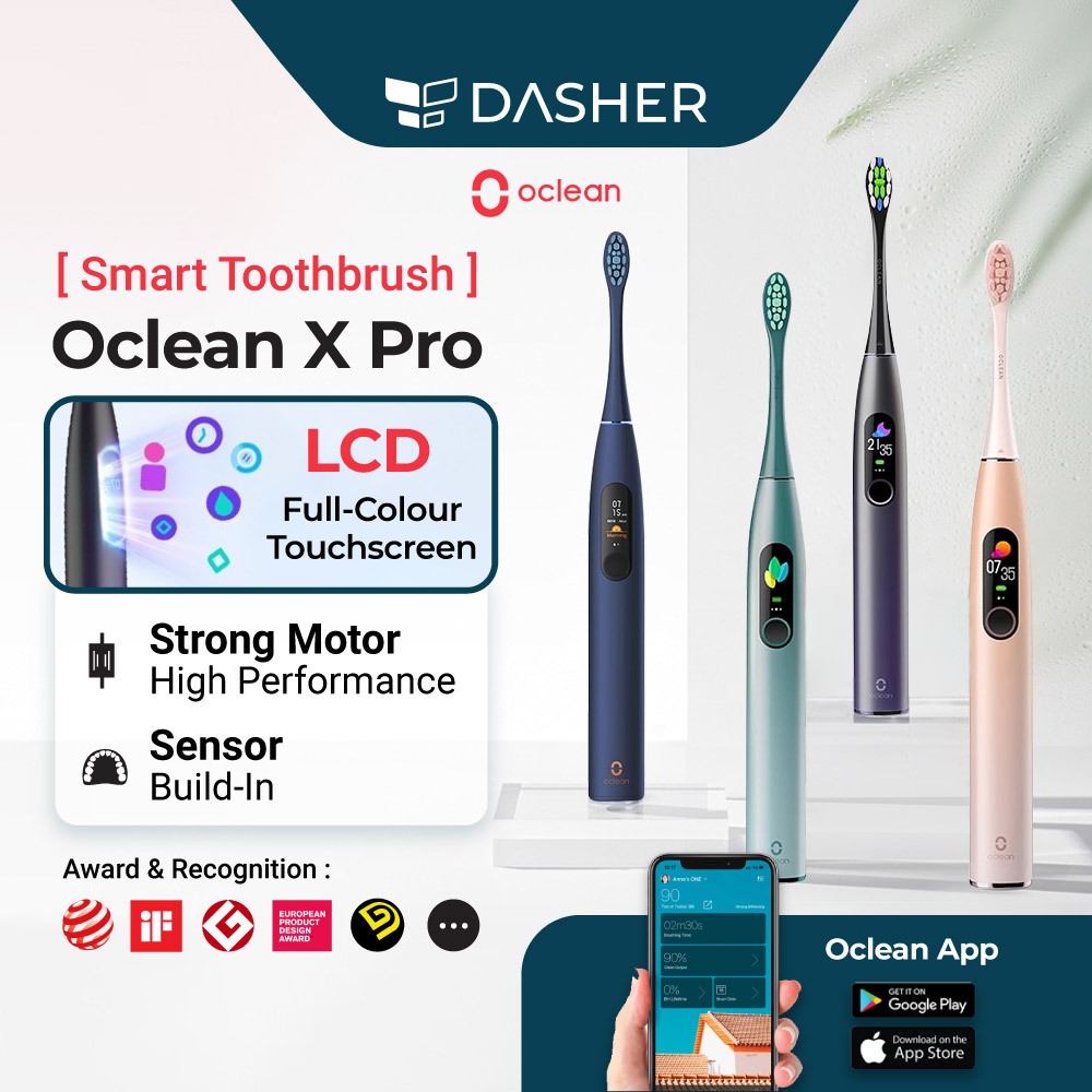 [BEST VALUE] Oclean X Pro Smart Sonic Electric Toothbrush Electronic Blind Zone Detection LCD ...