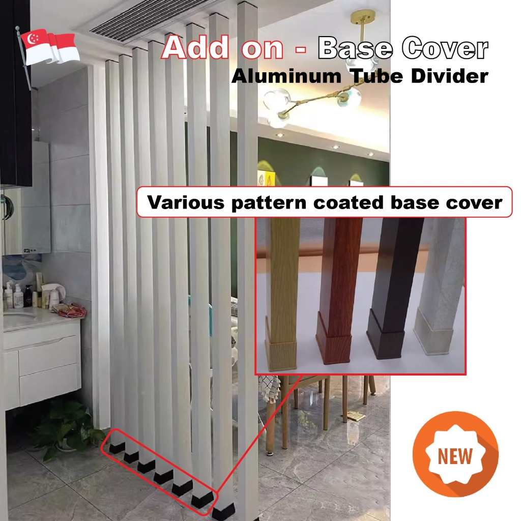 [Add On] Base Leg Cover Accessories for Aluminum Divider Panel | Shopee ...