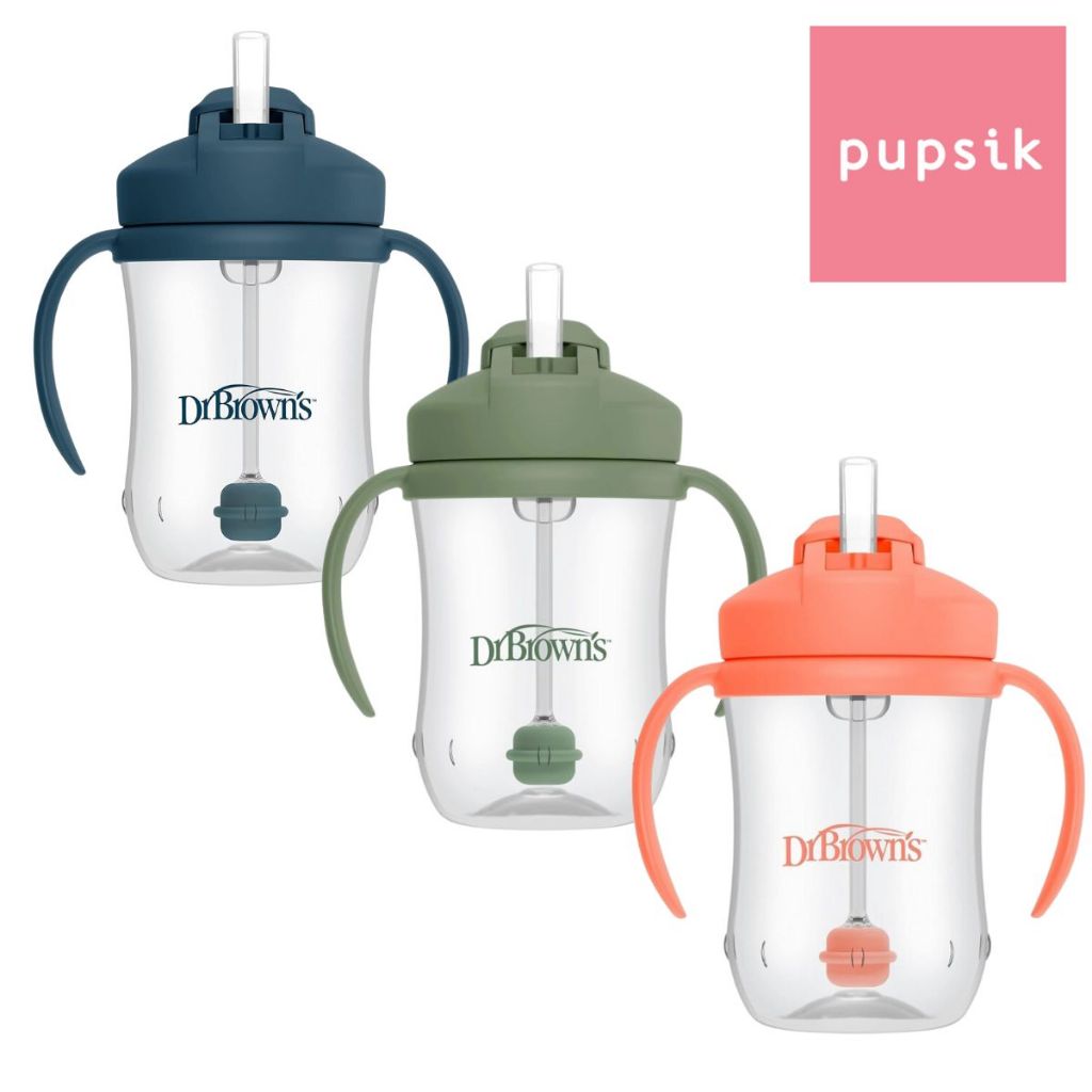 Dr. Brown's Milestones Baby's First Straw Cup (4 Colors) | Shopee Singapore
