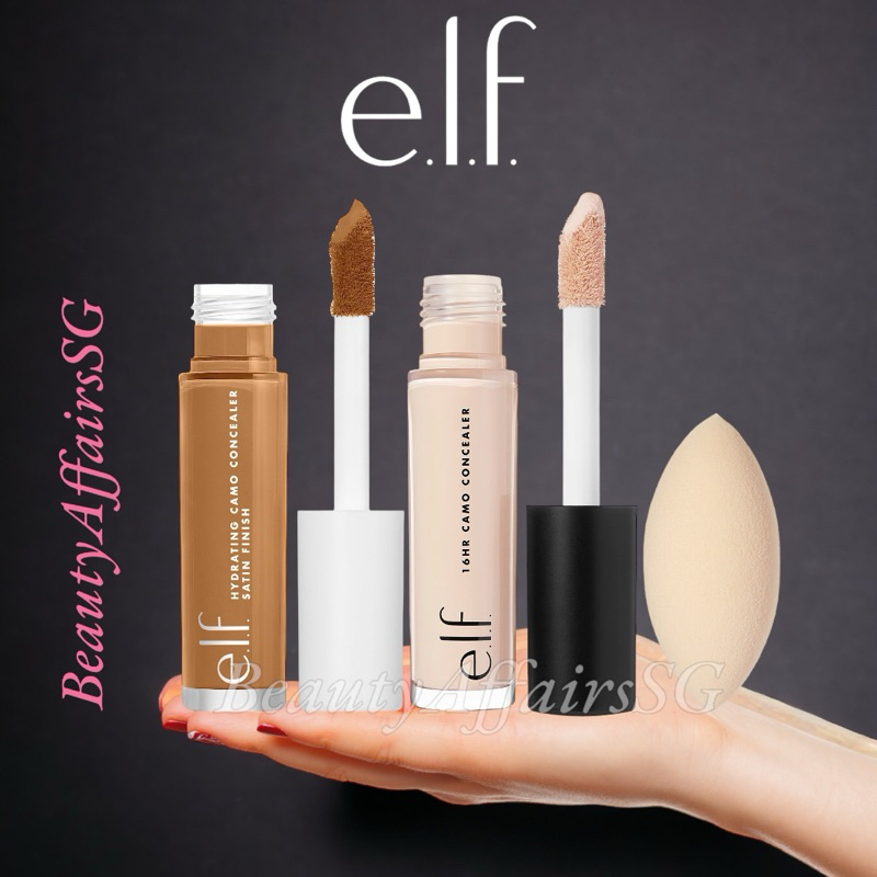 ⚜️ Elf ⚜️ 16Hr / Hydrating Camo Concealer / Camo Sponge | Shopee Singapore