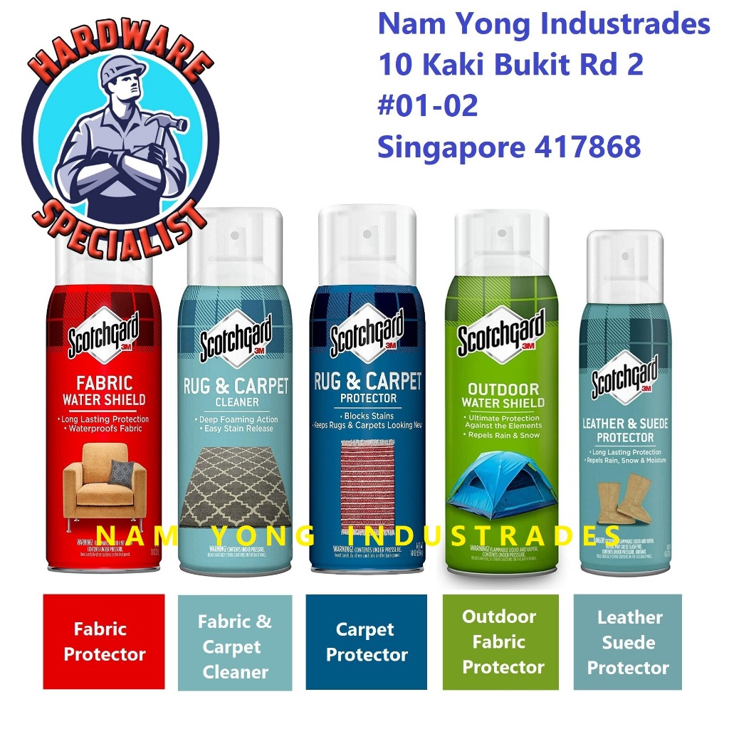 3M Scotchgard Water Shield / Suede Protector / Rug Protector / Fabric ...
