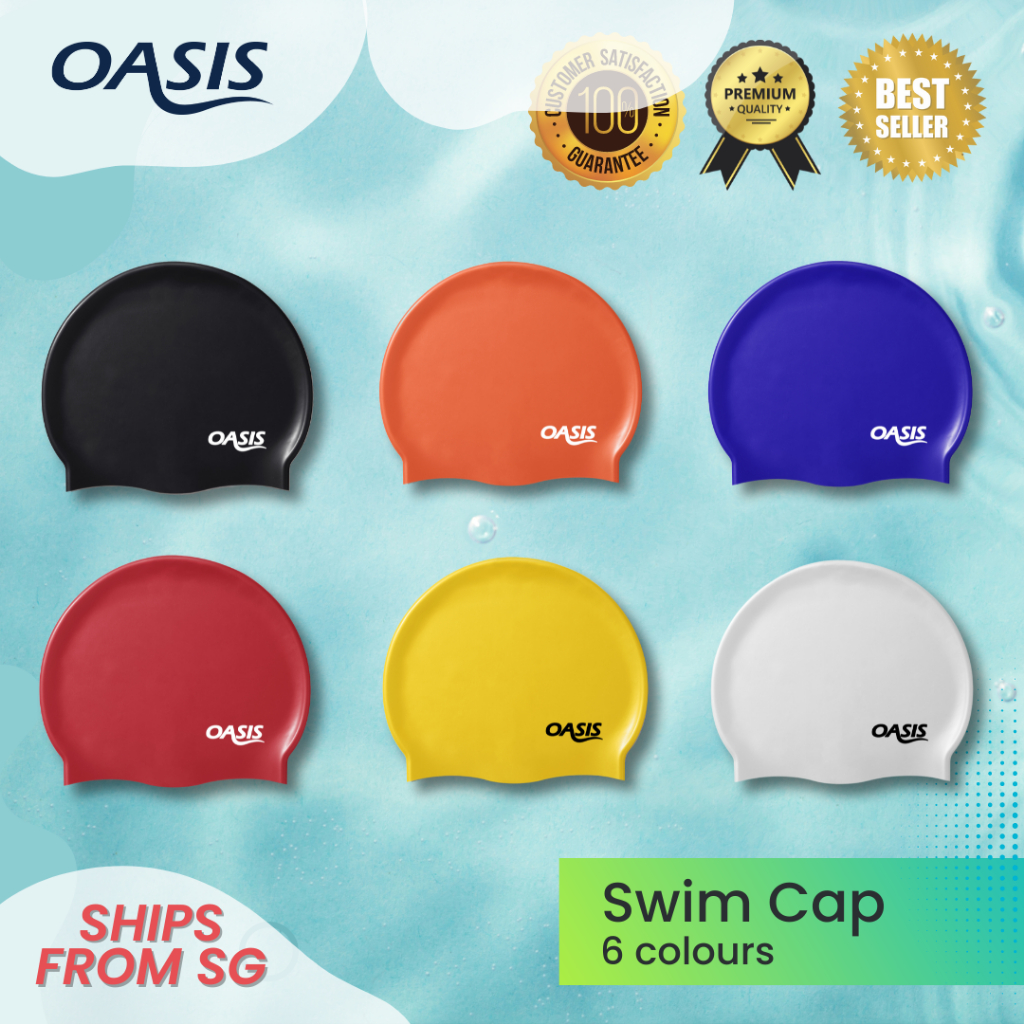 🇸🇬[SG Seller]🇸🇬 Oasis Silicone Swim Cap | Shopee Singapore