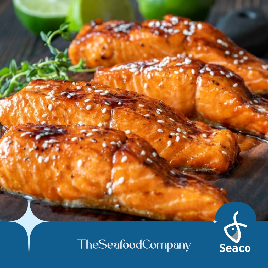 [SEACO] Atlantic Salmon Fillet (140g per fillet x 3 fillets per pack ...