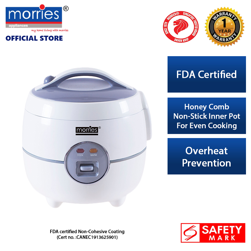 Morries 1.0L Mini Deluxe Rice Cooker MS-RC100R | Shopee Singapore