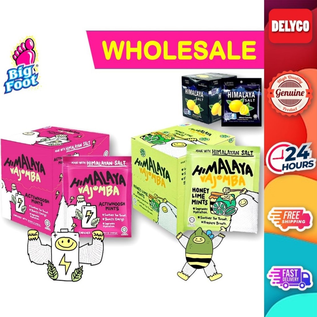 Himalaya Salt Sports Mint Candy Lemon / Vajomba Actiwhoosh Mint ...