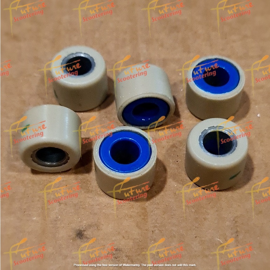 Vespa SXL 150 Racing Sixties Rollers set and U-clips set / Sliders sets ...