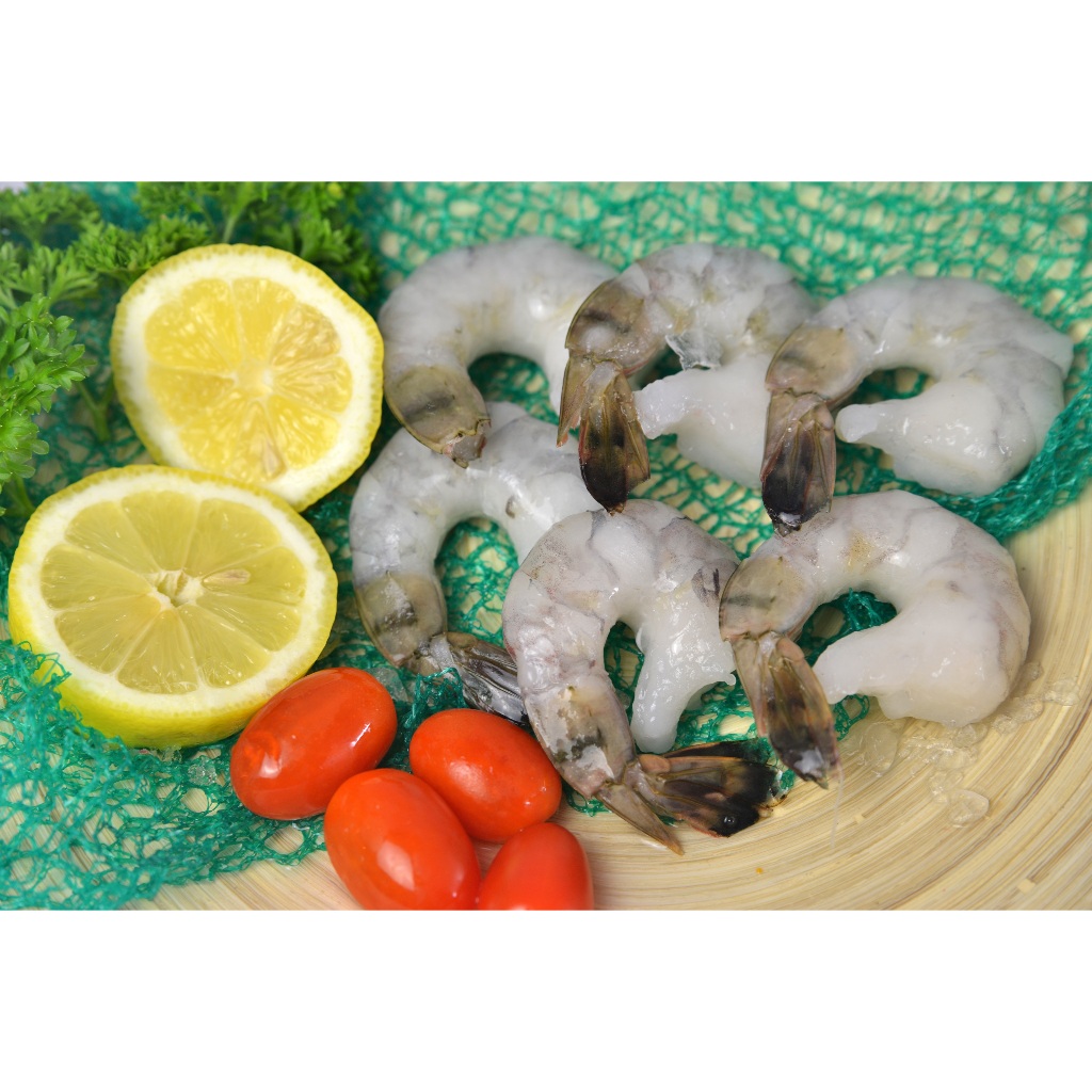 21/25 PTO Grey Prawns (1KG) – Fresh, Peeled Tail-On Shrimp | Shopee ...