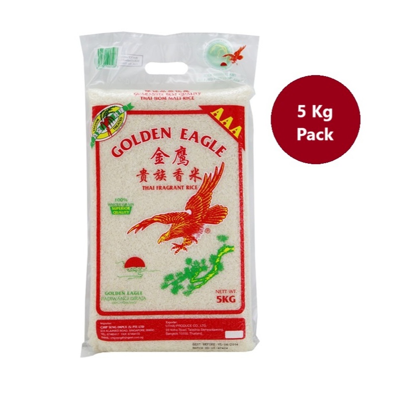 Golden Eagle Thai Fragrant Rice 5Kg | Shopee Singapore