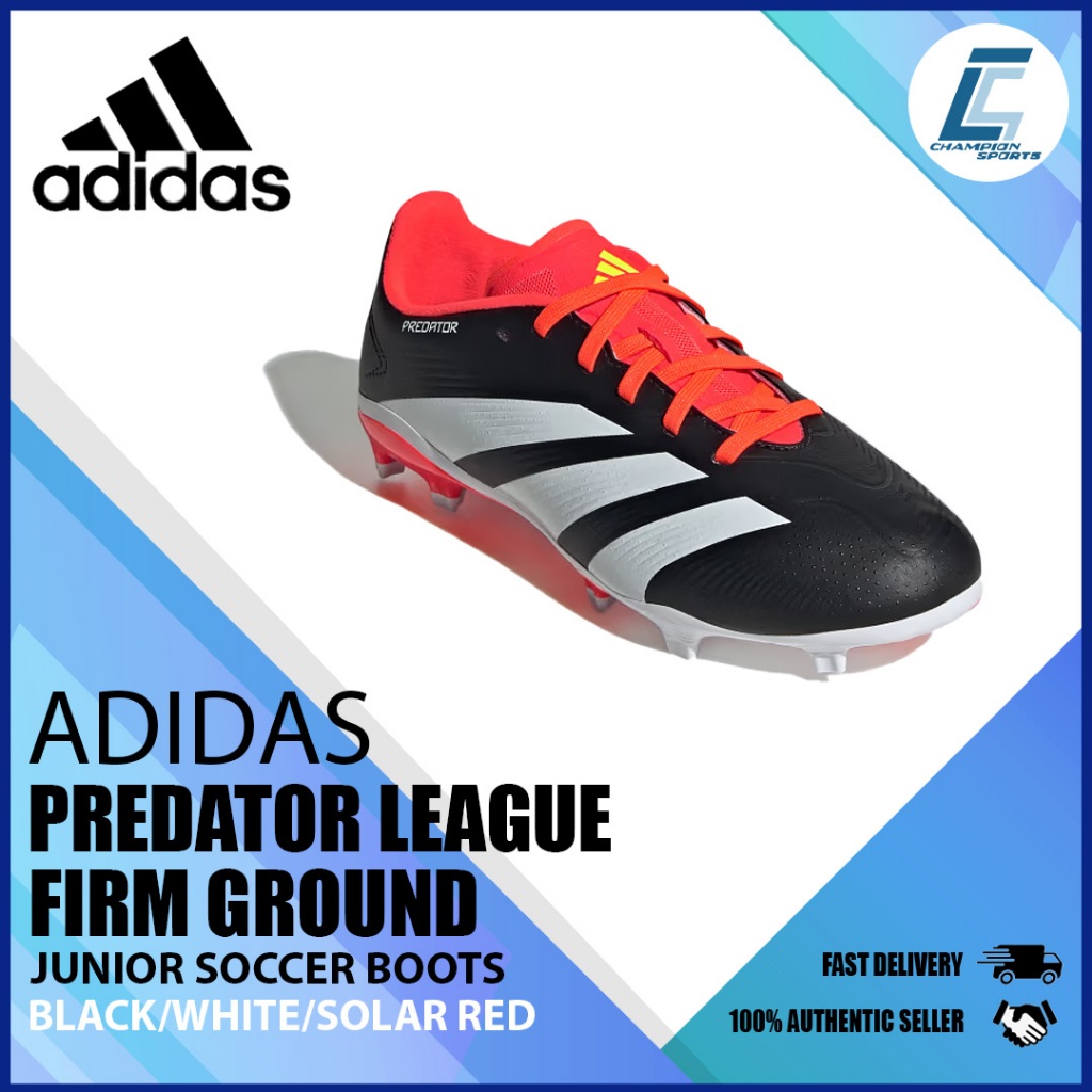 Adidas Junior Predator League Firm Ground Soccer Boots (IG7748) (EE2/RO ...
