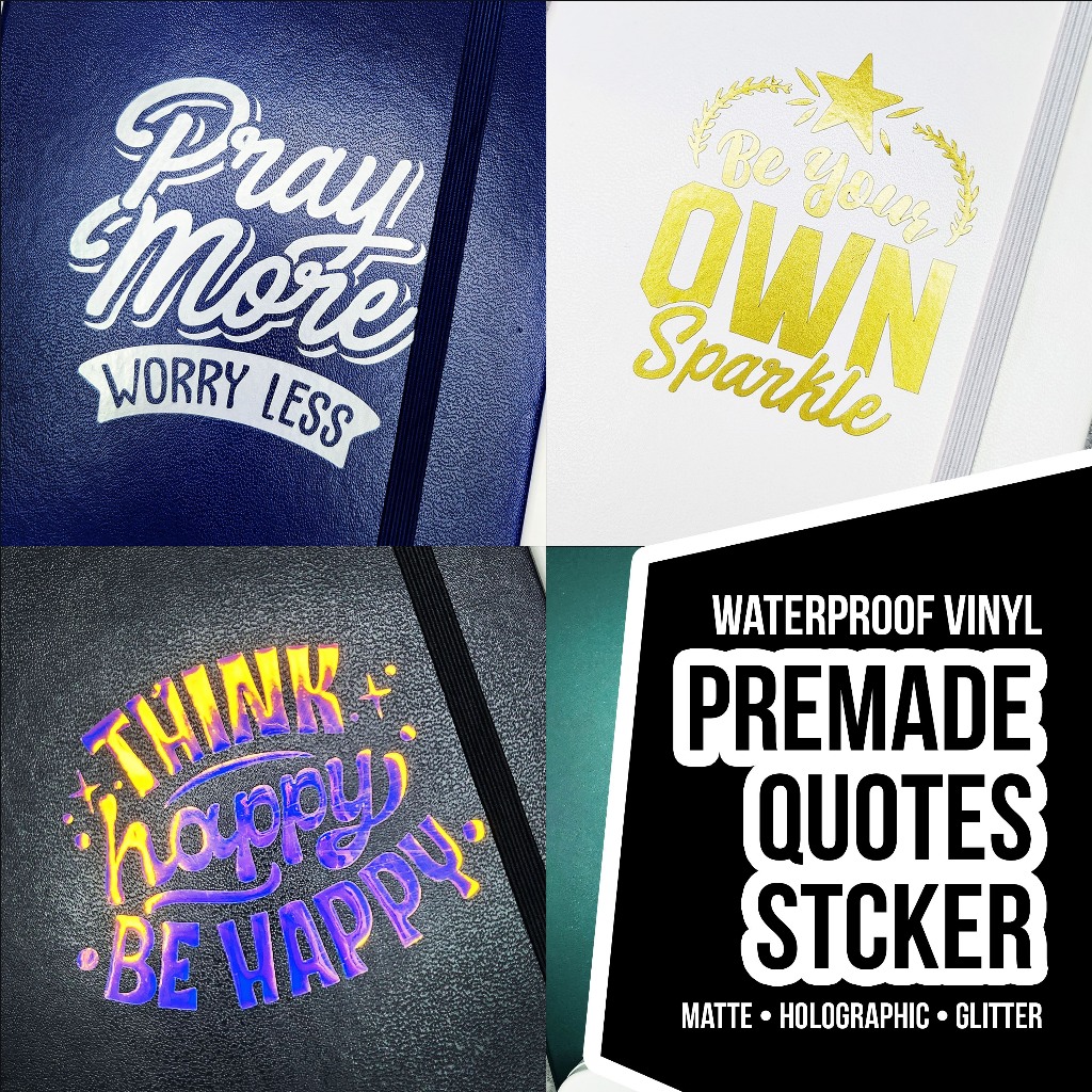 Motivational Quotes Sticker Decal Notebook Sticker Journalling Bullet ...