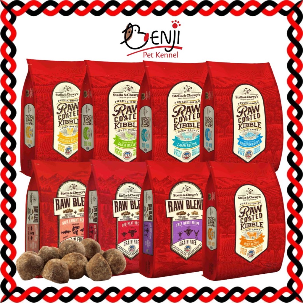 Stella Chewy's DOG raw coated kibbles & raw blend kibbles 22lbs ...