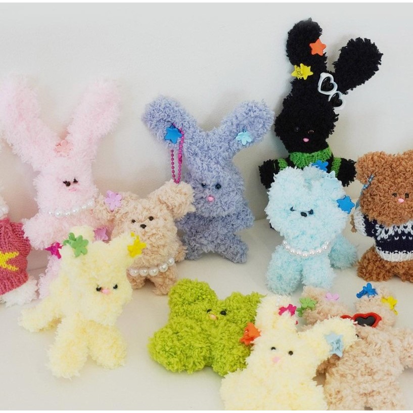 Korean Moru Doll DIY, key ring, bag charms | Shopee Singapore