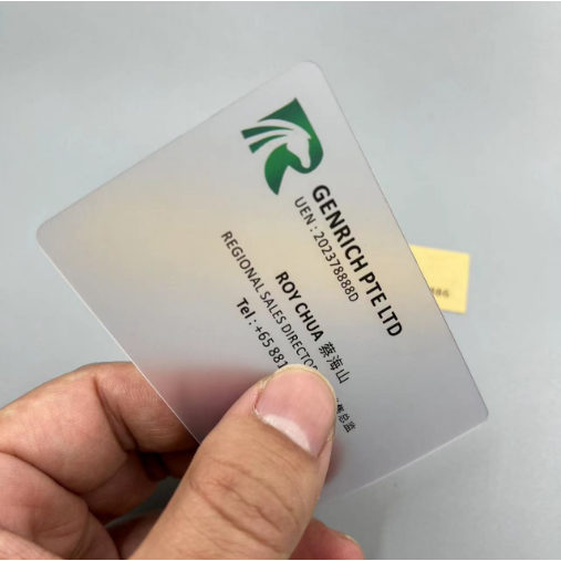 (SG Seller)PVC Business card printing,Transparent name card,Translucent ...