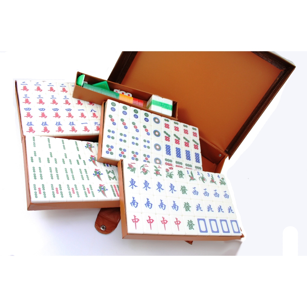 🏠💥37mm Crystal Acrylic Mahjong Set 160 Tiles Mahjong Singapore Mahjong ...