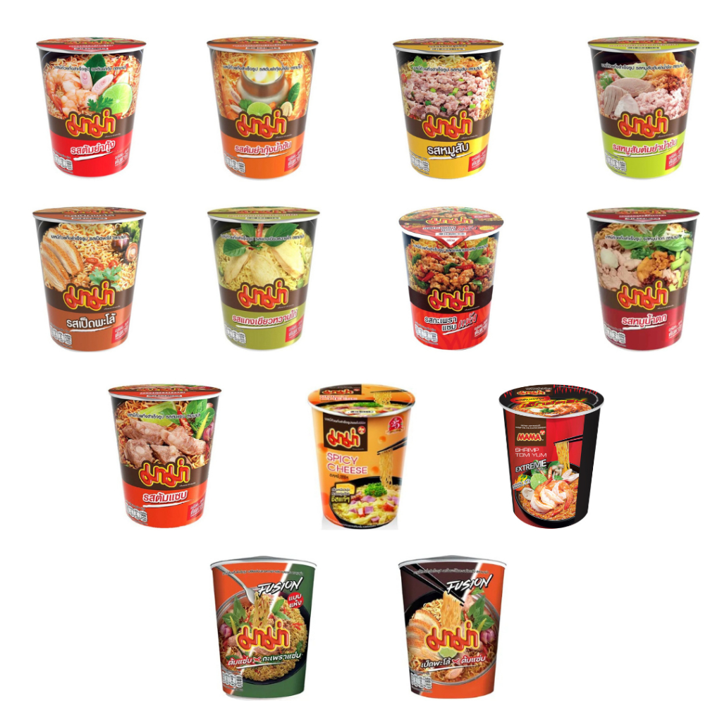 MAMA INSTANT CUP NOODLES 60G Assorted Flavours | Shopee Singapore