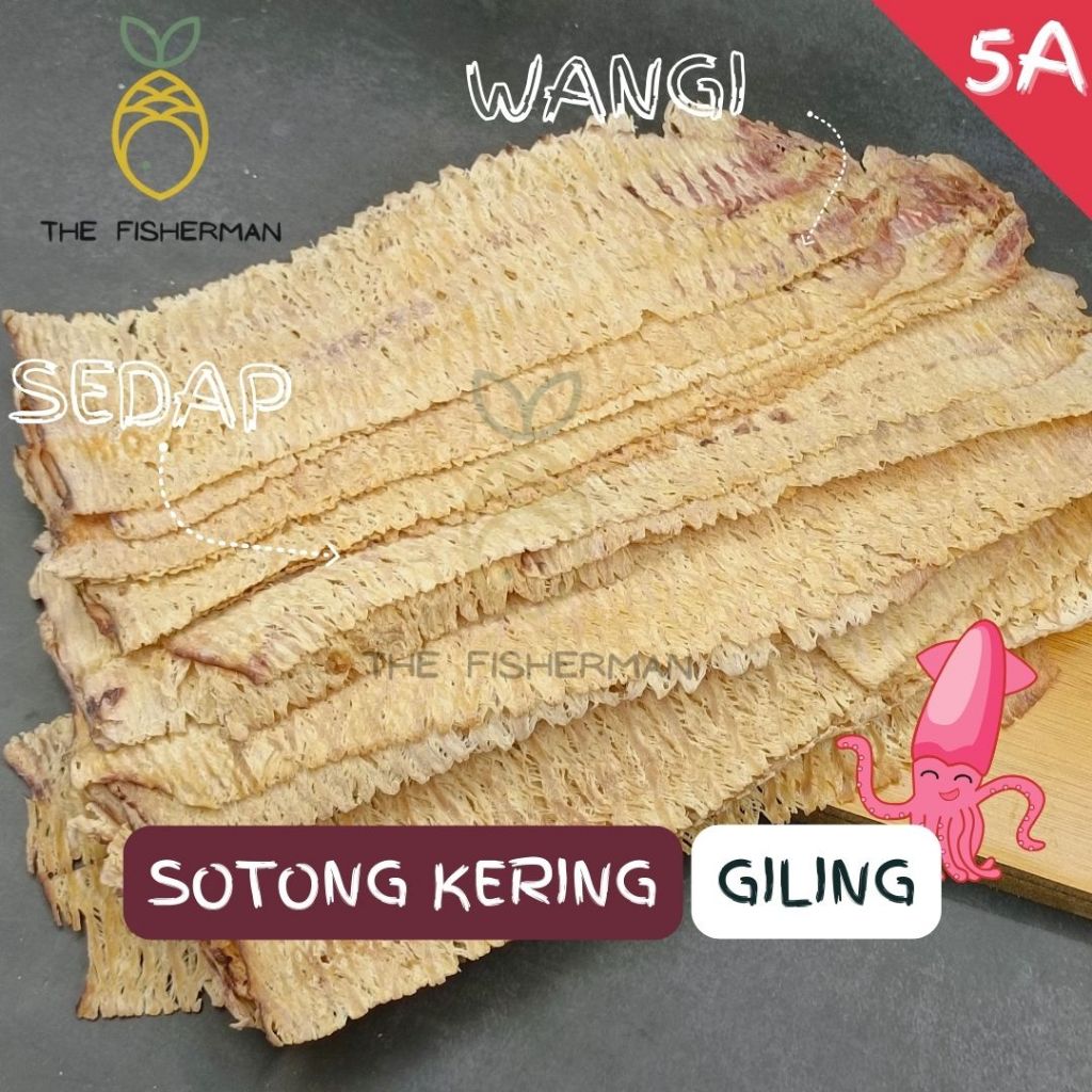 [New] Cuttlefish Snack [Salty] Sotong Bakar Original Belum Bakar Halal ...