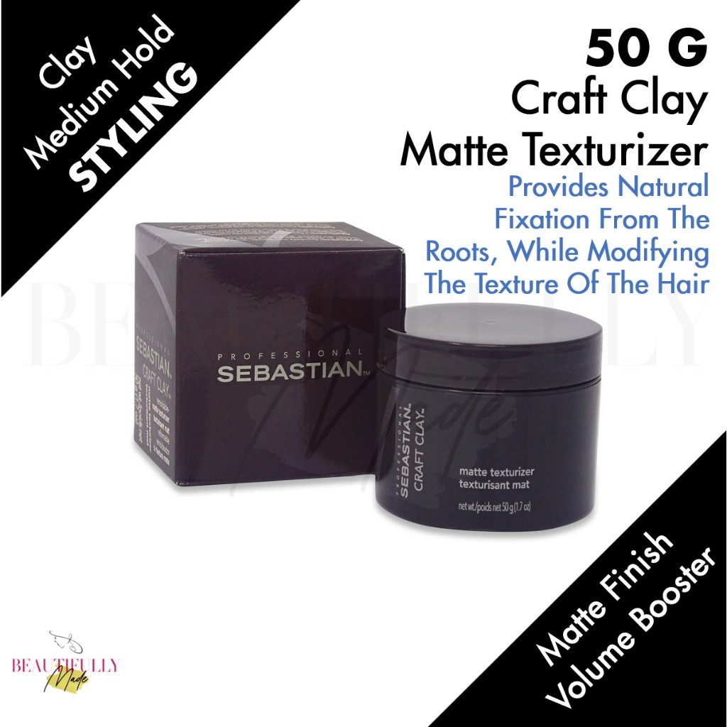 Sebastian Professional Craft Clay Matte Texturizer 50g - Matte Finish ...