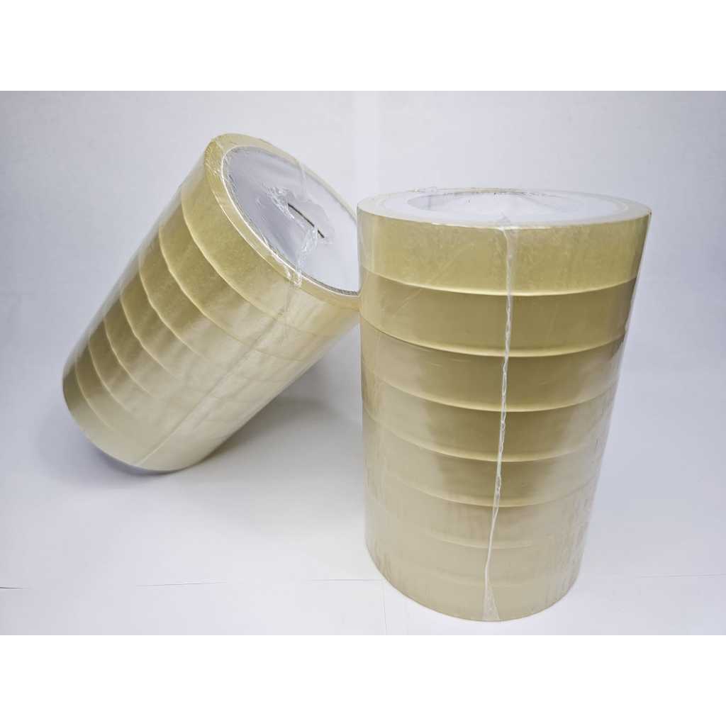 OPP Packing Tape 18mm x 45m (16 rolls per tube) 12mm x90m (24 rolls per ...