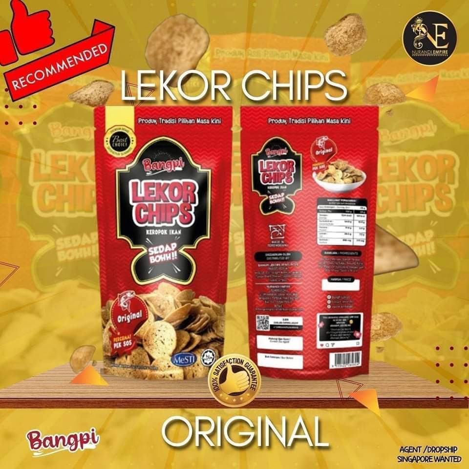 Bangpi Lekor Chips - 400g | Shopee Singapore