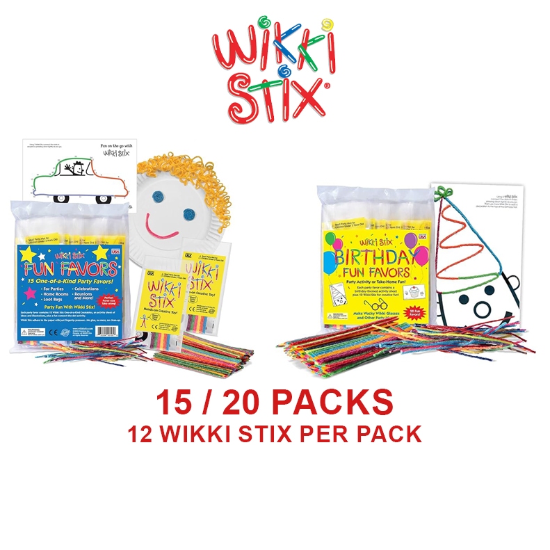 Wikki Stix Mini Play Packs AUTHENTIC| Preschool Creative Colourful Fun ...