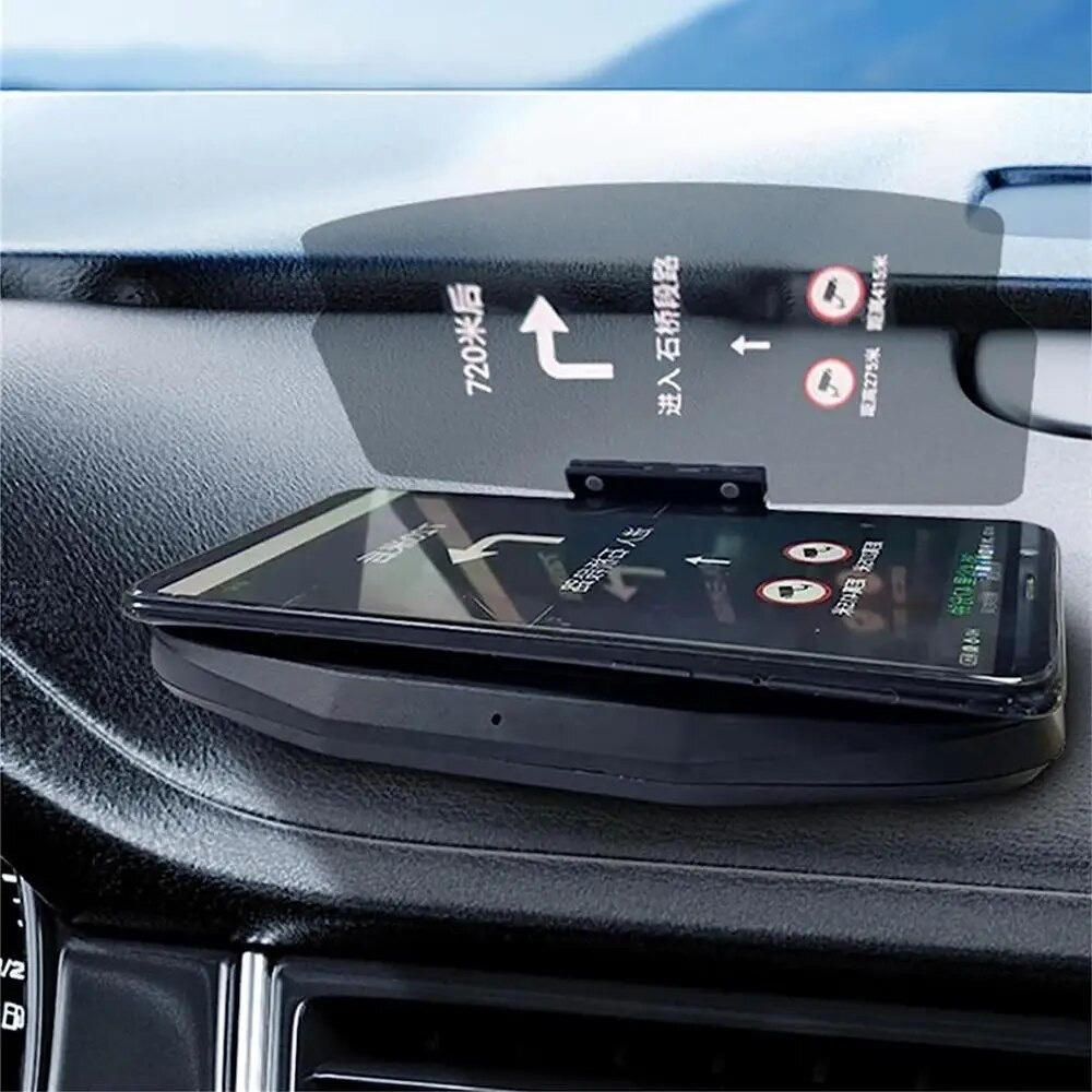 [SG Brand] Wireless Charger & HUD Heads up Display for Car Dual System ...