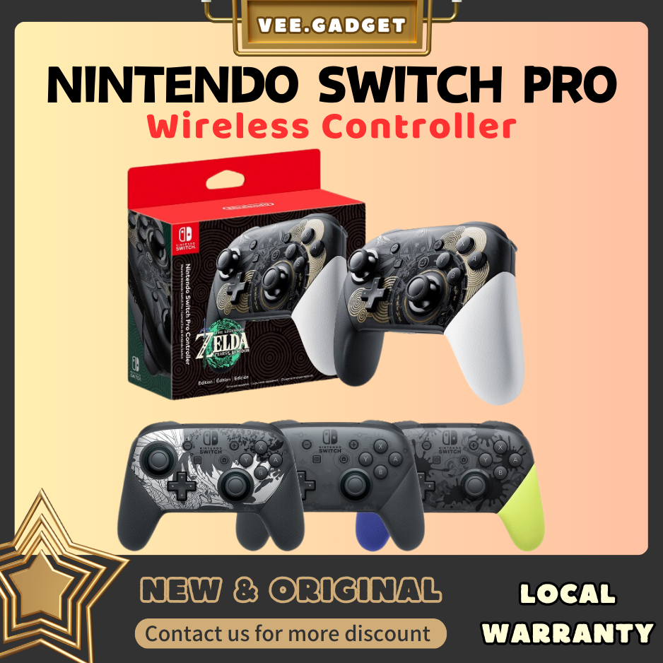 [New] Nintendo Switch Pro Controller | Switch Pro wireless controller ...