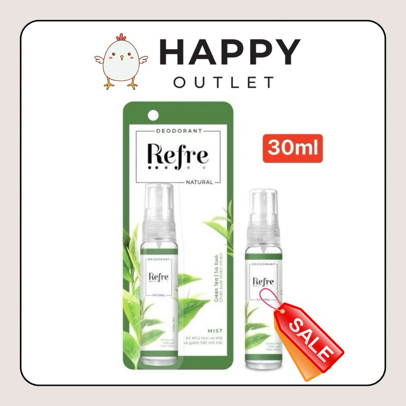 Refre ROHTO Deodorant Spray Green Tea 30ml | Shopee Singapore