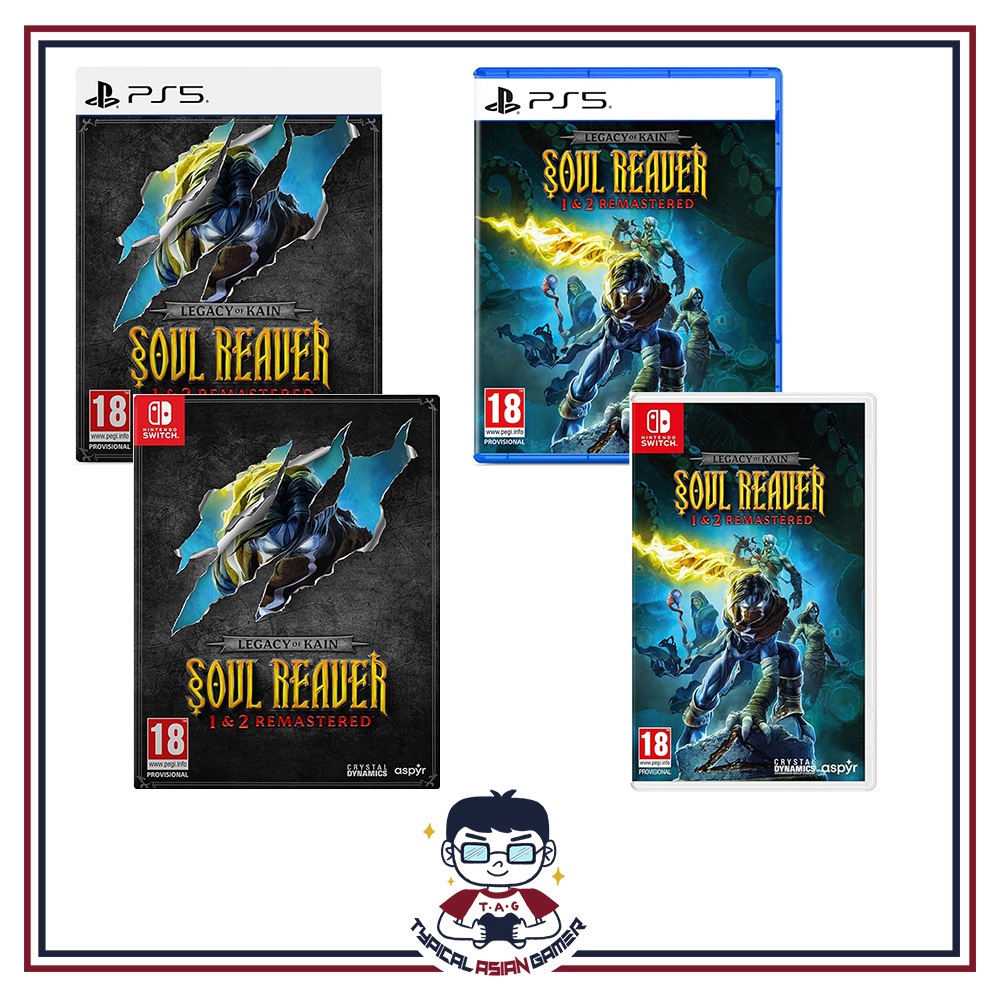 Legacy of Kain: Soul Reaver 1&2 Remastered Standard/Deluxe Edition [PS5 ...