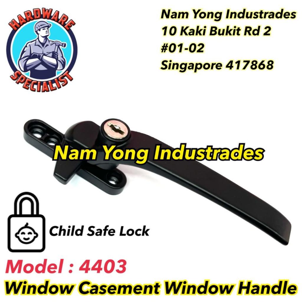 Hardware Specialist Window Casement Window Handle 4403 With Lock / HDB ...