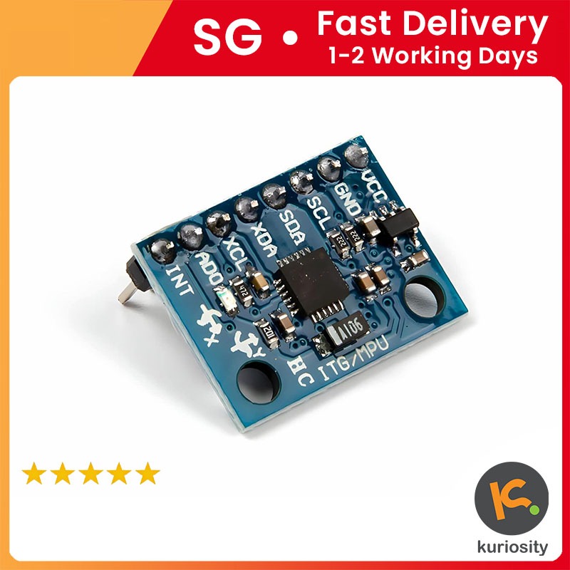 6DOF 6-Axis Accelerometer Gyroscope Sensor MPU-6050 | Shopee Singapore
