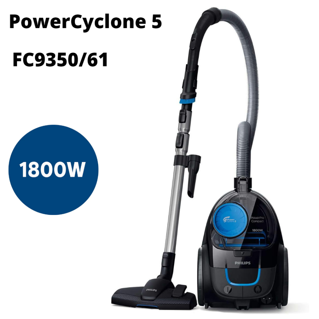 PHILIPS Powerpro Compact Bagless Vacuum Cleaner 3000 Series - FC9350/61 ...