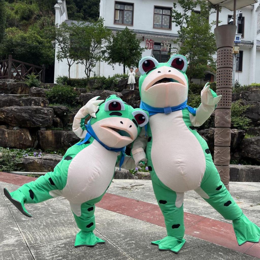 Douyin TikTok Frog Costume aka Salute Frog for SALE 3 Sizes Available ...