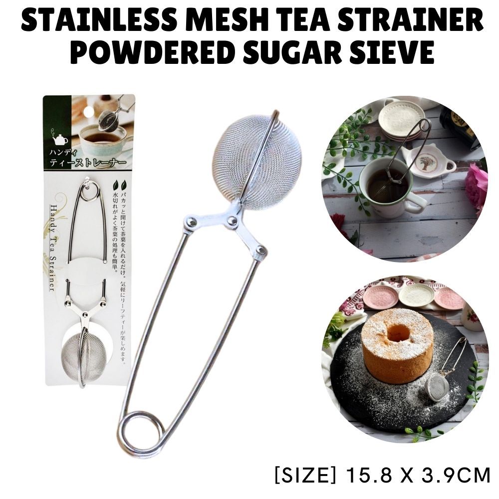Echo Stainless Mesh Tea Strainer - Tea Infuser - Tea Filter. Flour ...