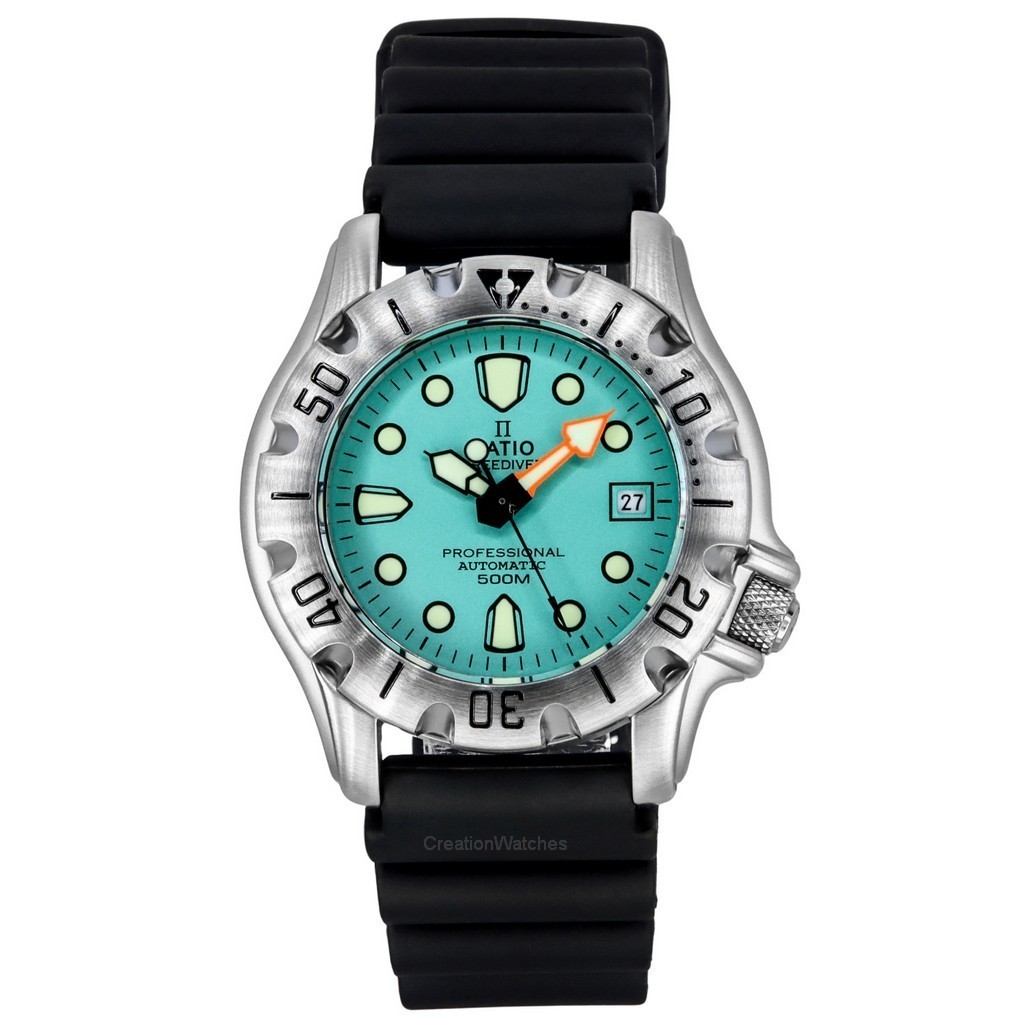 [Creationwatches] Ratio FreeDiver Professional 500M Sapphire Ice Blue ...