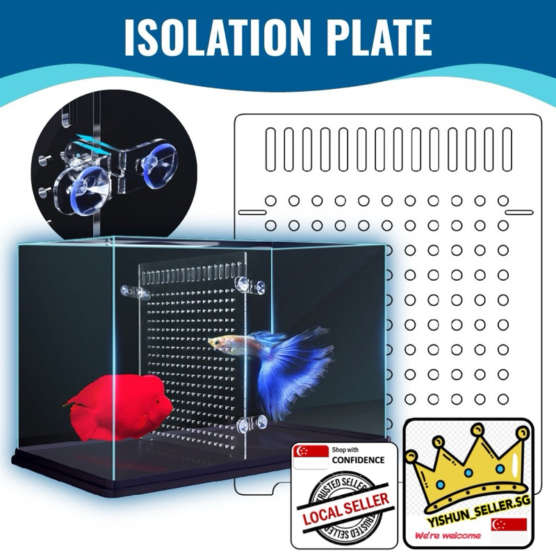 Fish Tank Divider, Acrylic Aquarium Isolation Board, Raising Different ...