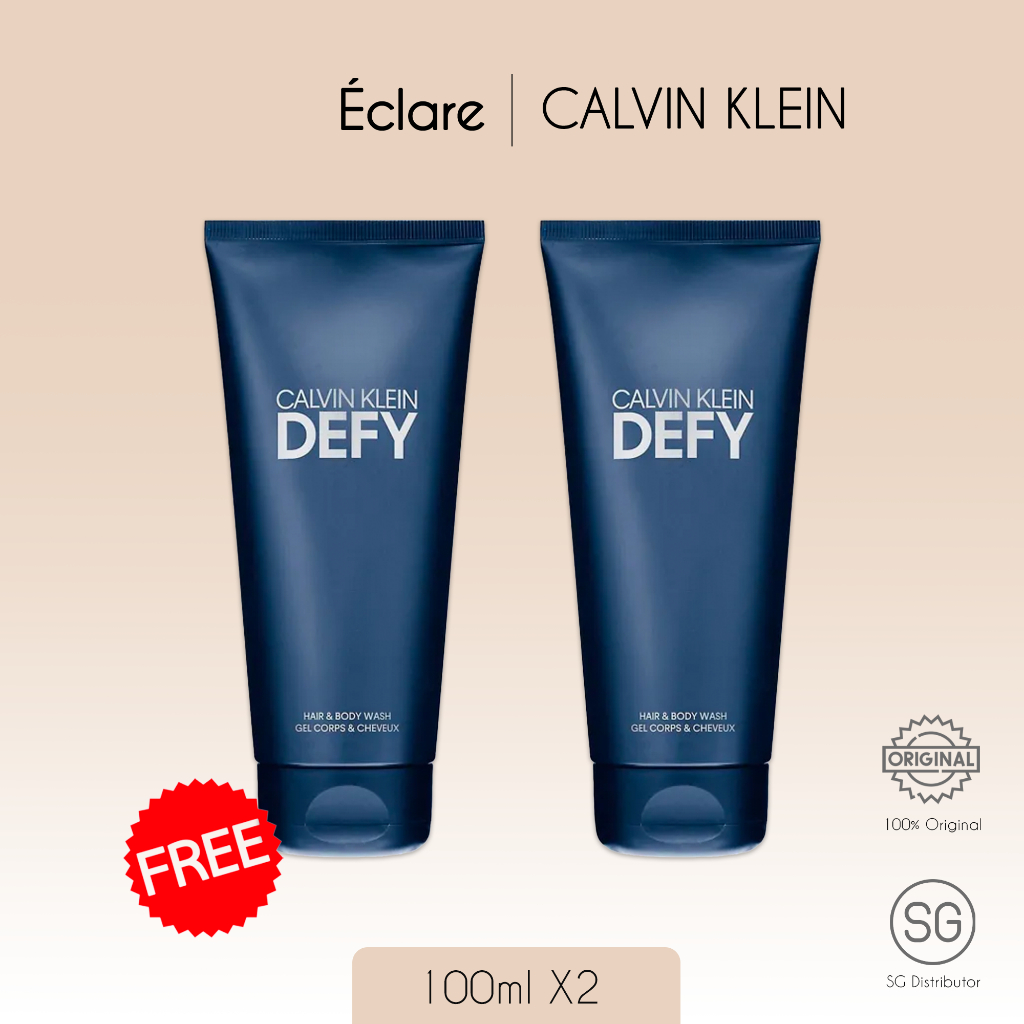 Calvin Klein | [Buy 1 Get 1 Free] CK Defy Men’s 2IN1 Hair & Body Wash ...